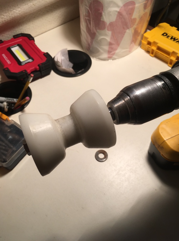 04 existing roller on a makeshift laith | The C-Brats