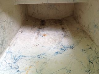 Cockpit fish hold, hatch cover removed | The C-Brats