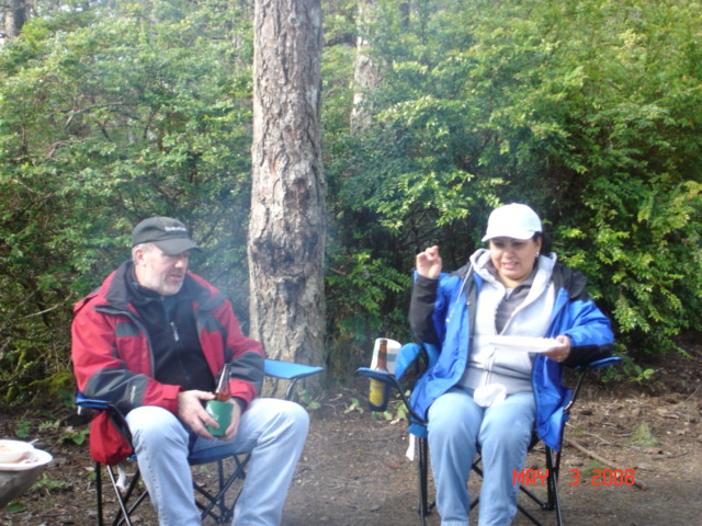 Dan & Tanya Denver of Quilcene, owners of a new Venture 23. | The C-Brats