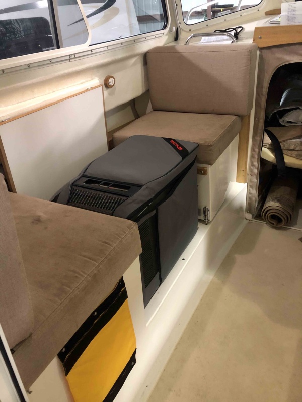 Engle fits perfectly between seats | The C-Brats