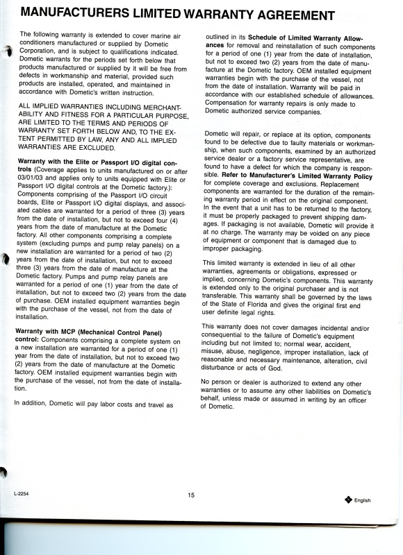 Passport marine air system114 | The C-Brats