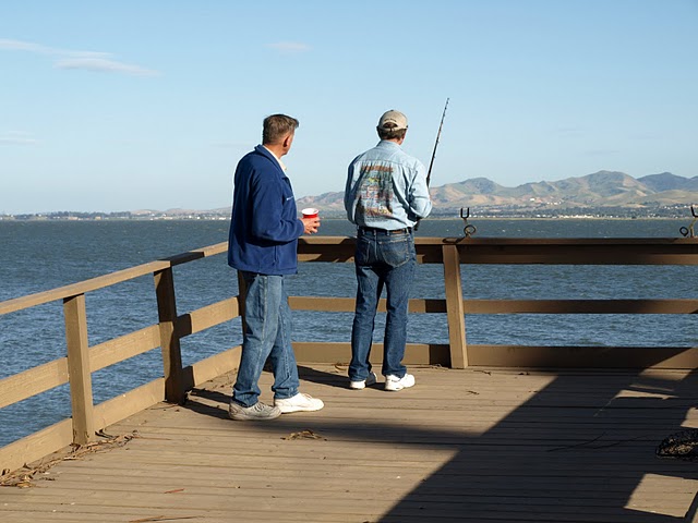 Steve and Alex (Dora Jean) test out the Delta waters. | The C-Brats